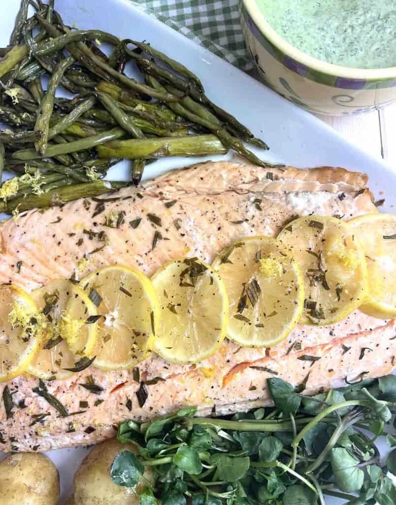Salmon Baked in Foil with Lemon and Butter - Great British Recipes