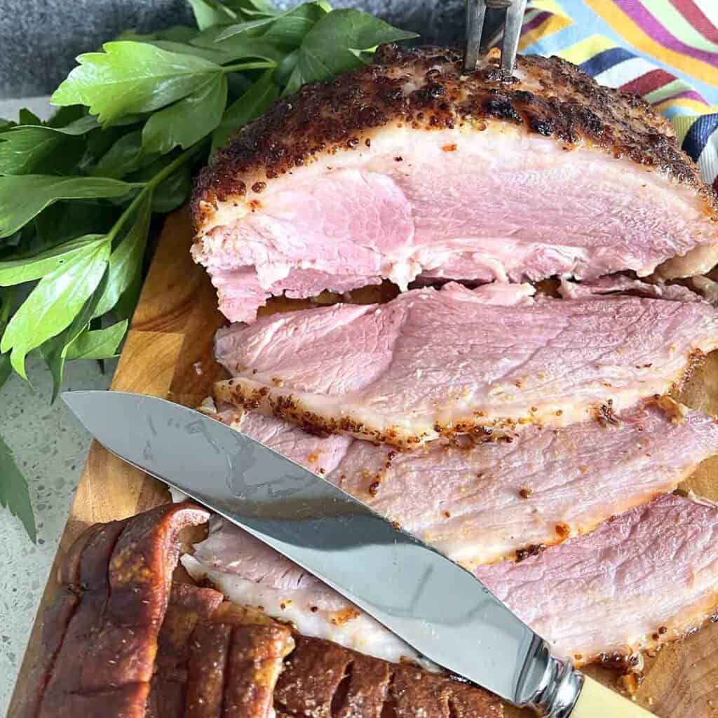 Simple Roast Gammon - Great British Recipes