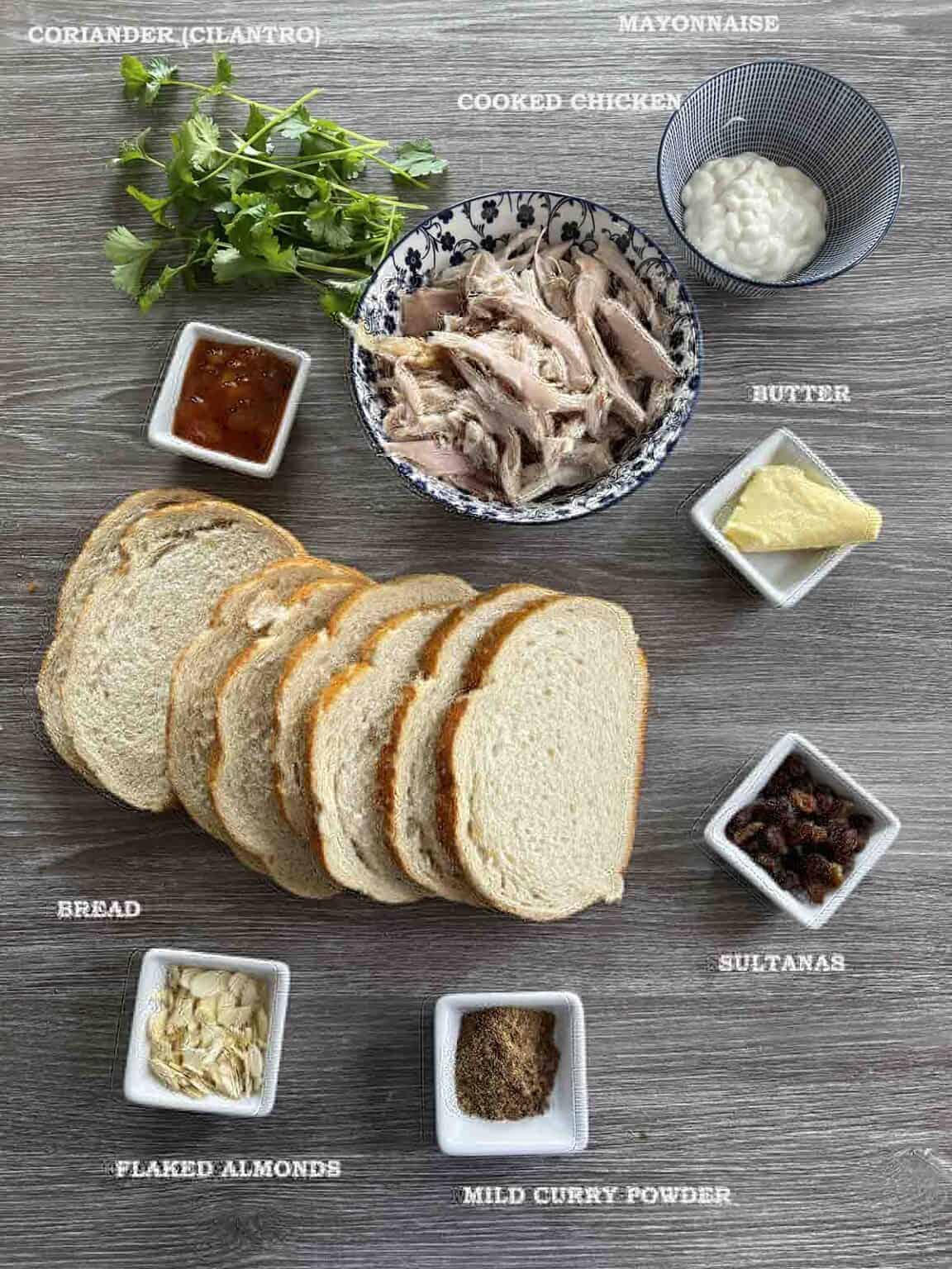 Coronation Chicken Sandwich - Great British Recipes