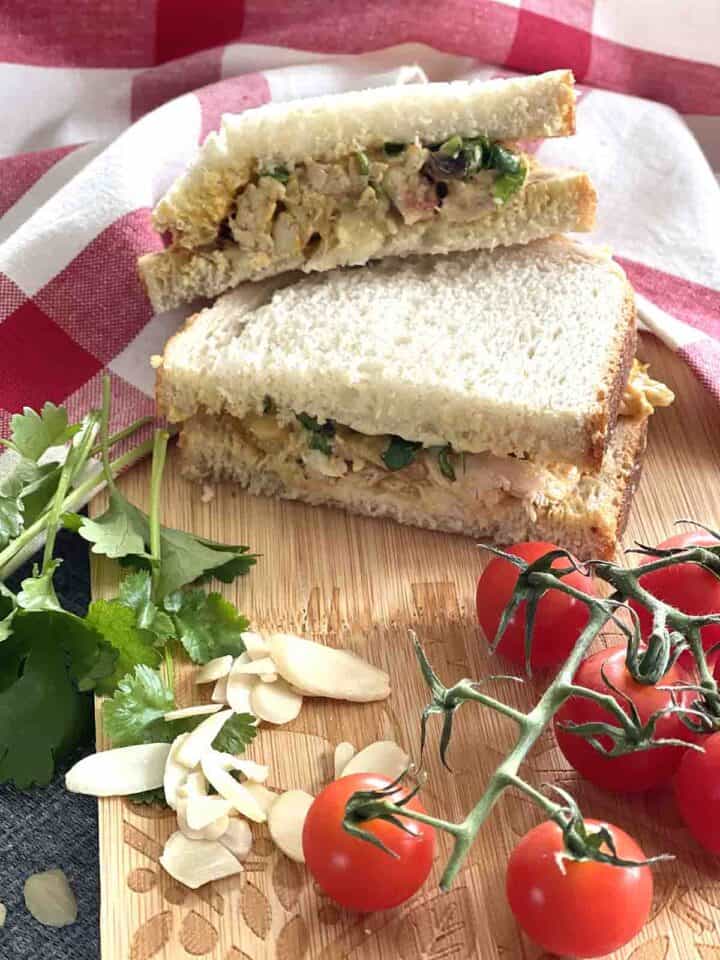 Coronation Chicken Sandwich - Great British Recipes