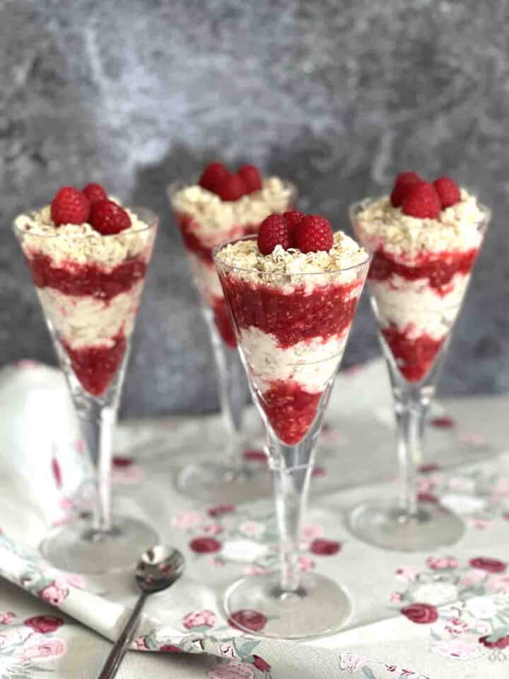 Scottish Cranachan with Raspberries - Great British Recipes