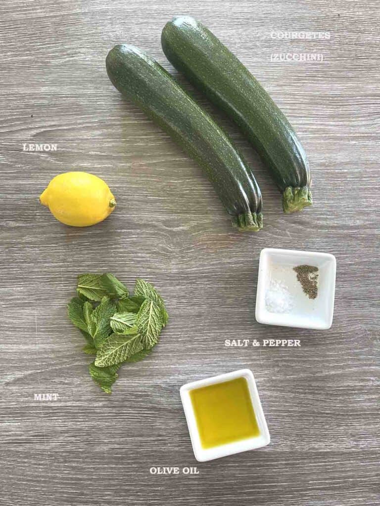 Courgette Salad - Great British Recipes