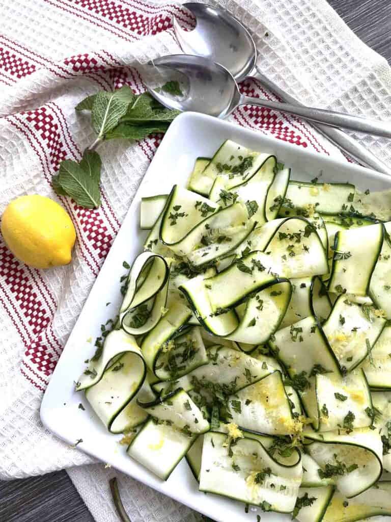 Courgette Salad - Great British Recipes