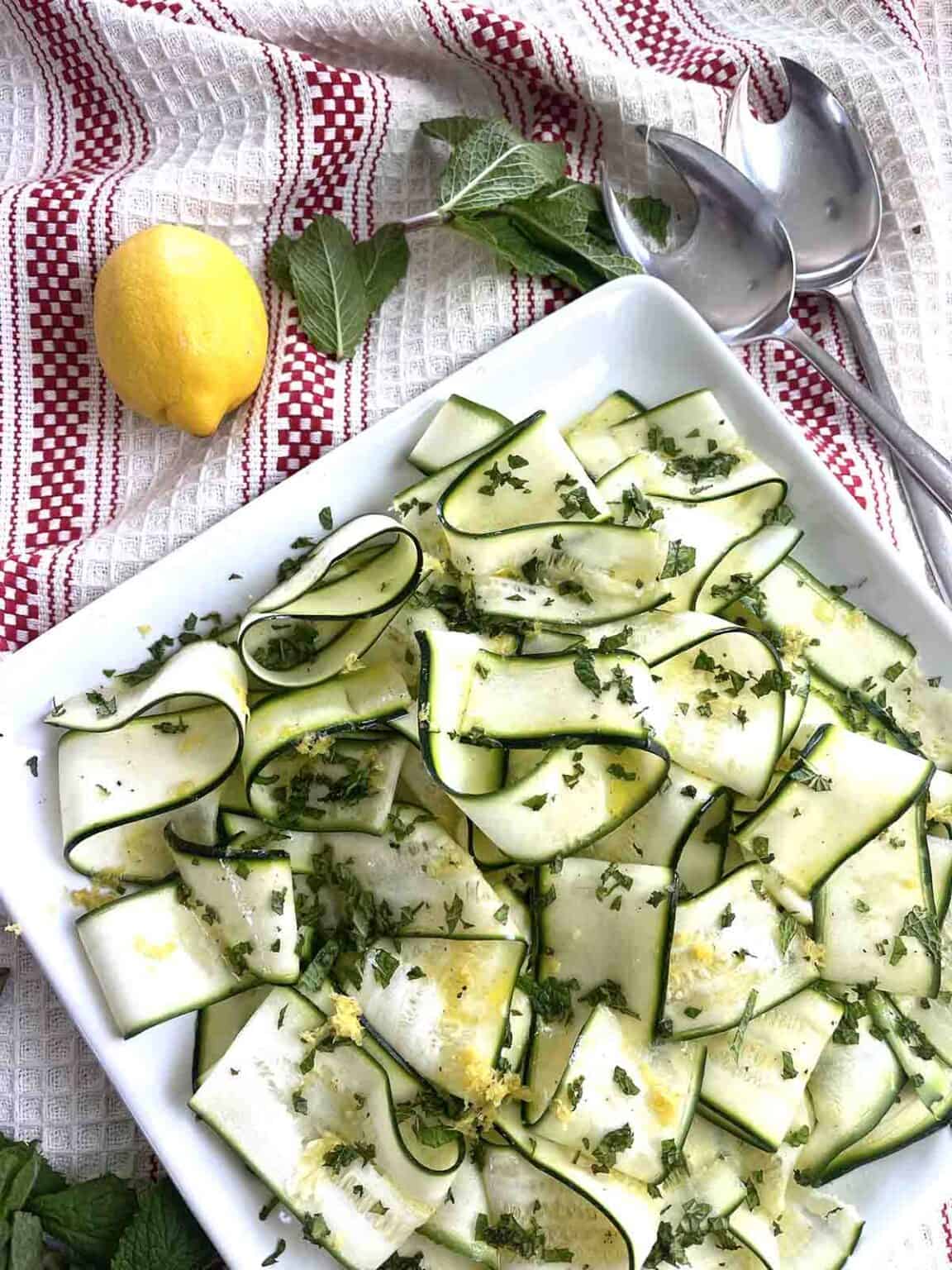 Courgette Salad - Great British Recipes