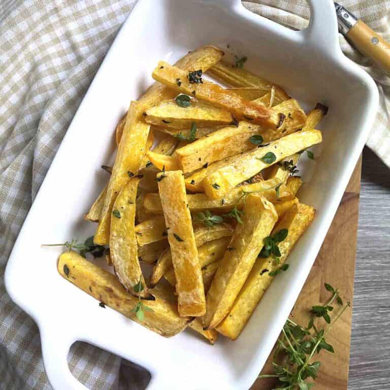 Honey Roasted Swede Chips (Rutabaga) - Great British Recipes