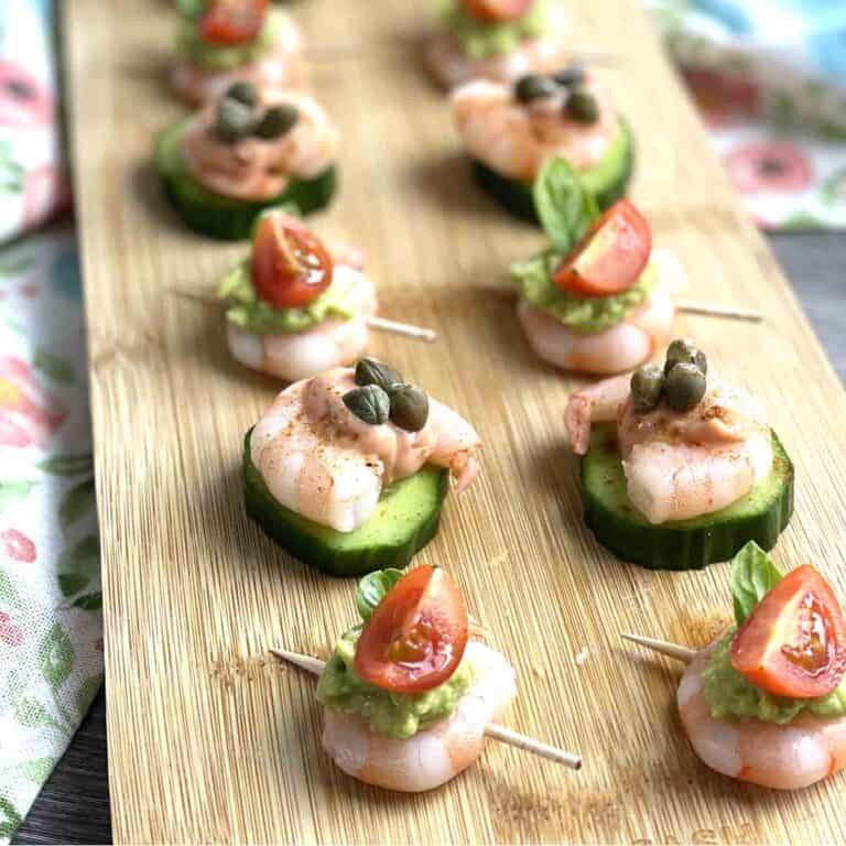 Easy Prawn Canapés - Great British Recipes