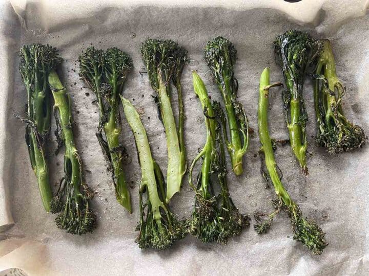 Roasted Long Stem Broccoli (Tenderstem) - Great British Recipes