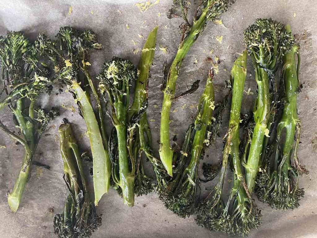 Roasted Long Stem Broccoli (Tenderstem) - Great British Recipes