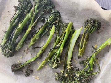 Roasted Long Stem Broccoli (Tenderstem) - Great British Recipes
