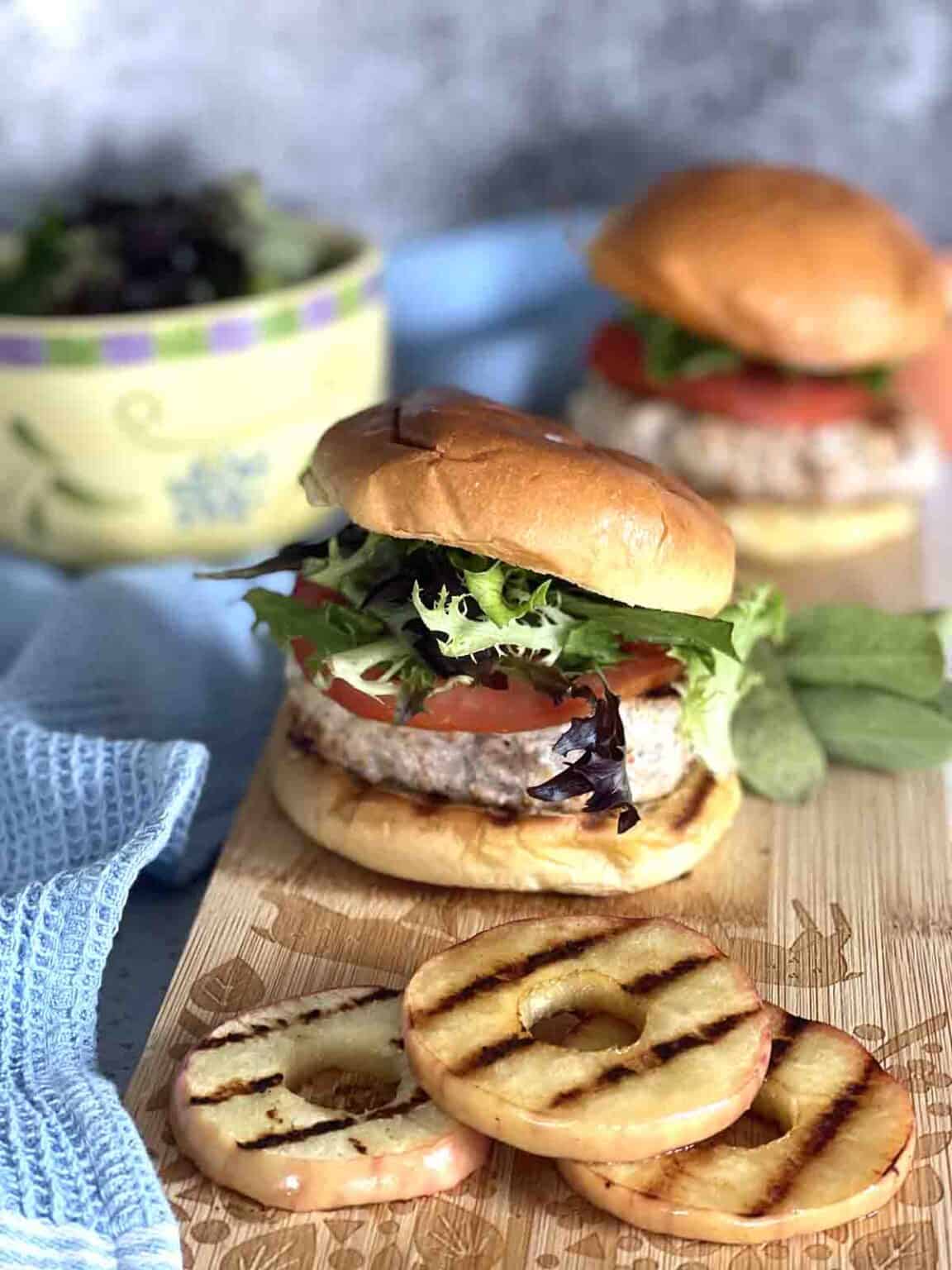Pork and Apple Burgers - Great British Recipes