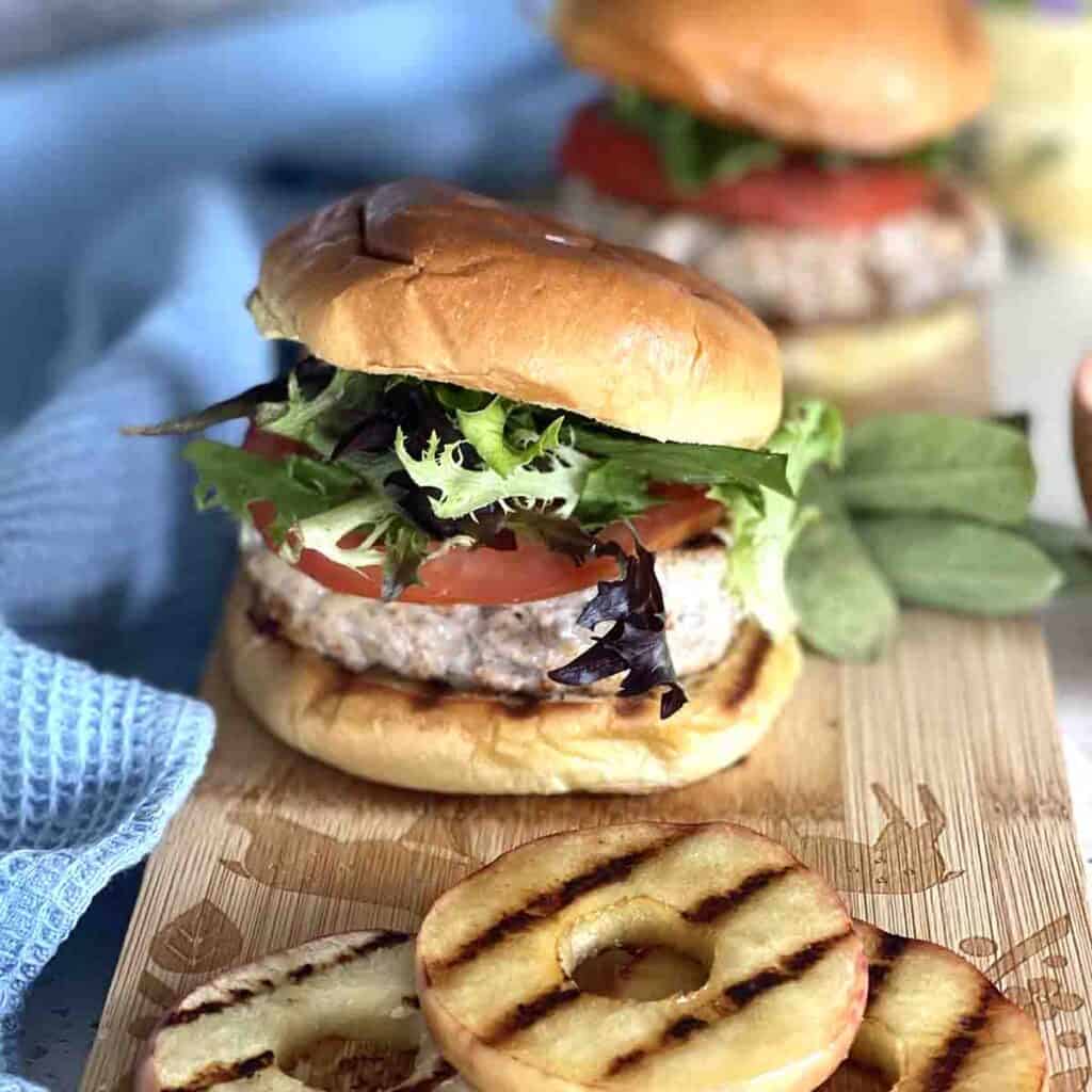 Pork and Apple Burgers - Great British Recipes
