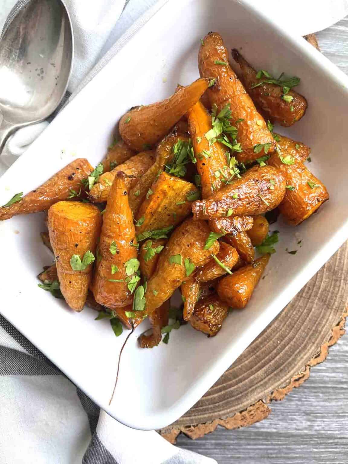 Honey Roast Chantenay Carrots - Great British Recipes