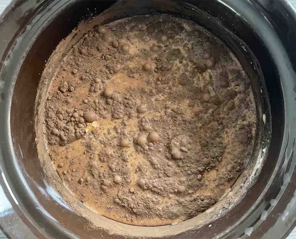 Slow Cooker Chocolate Rice Pudding - Great British Recipes