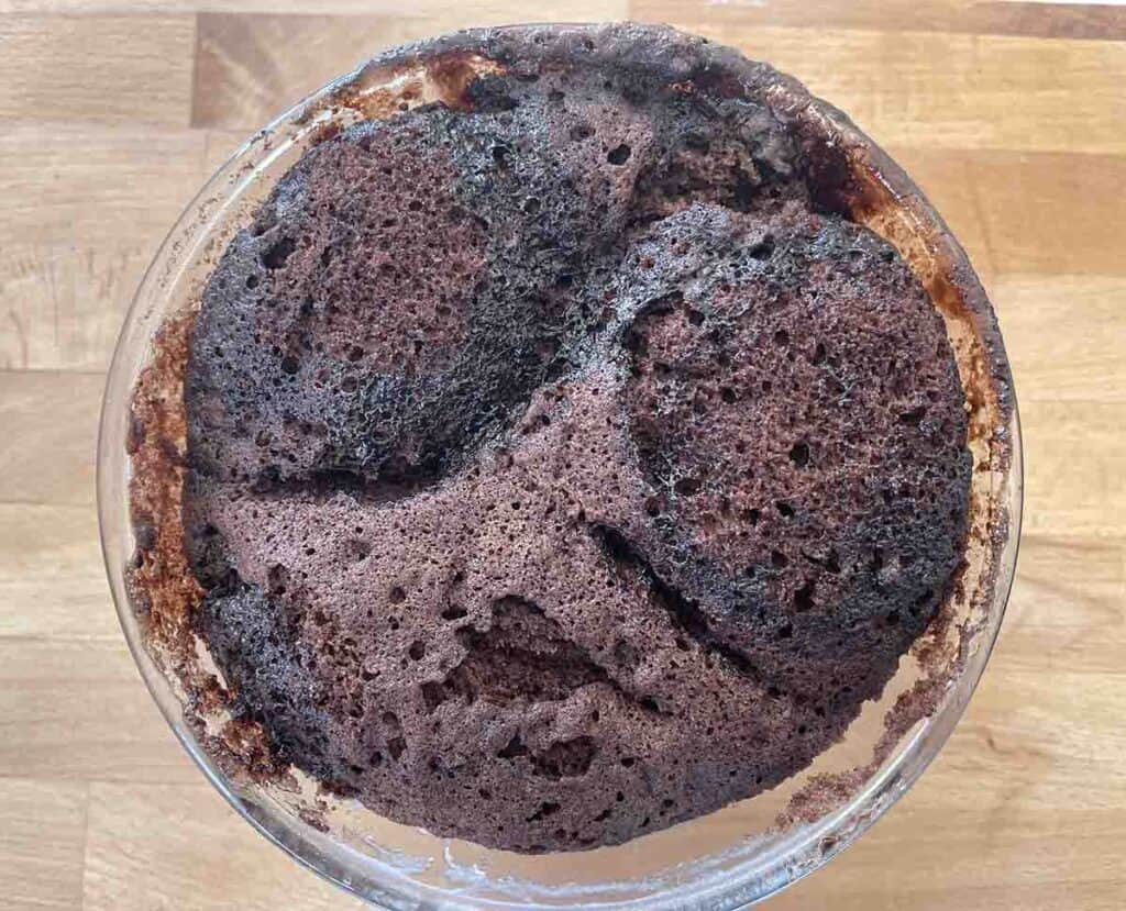 Microwave Chocolate Sponge Pudding - Great British Recipes