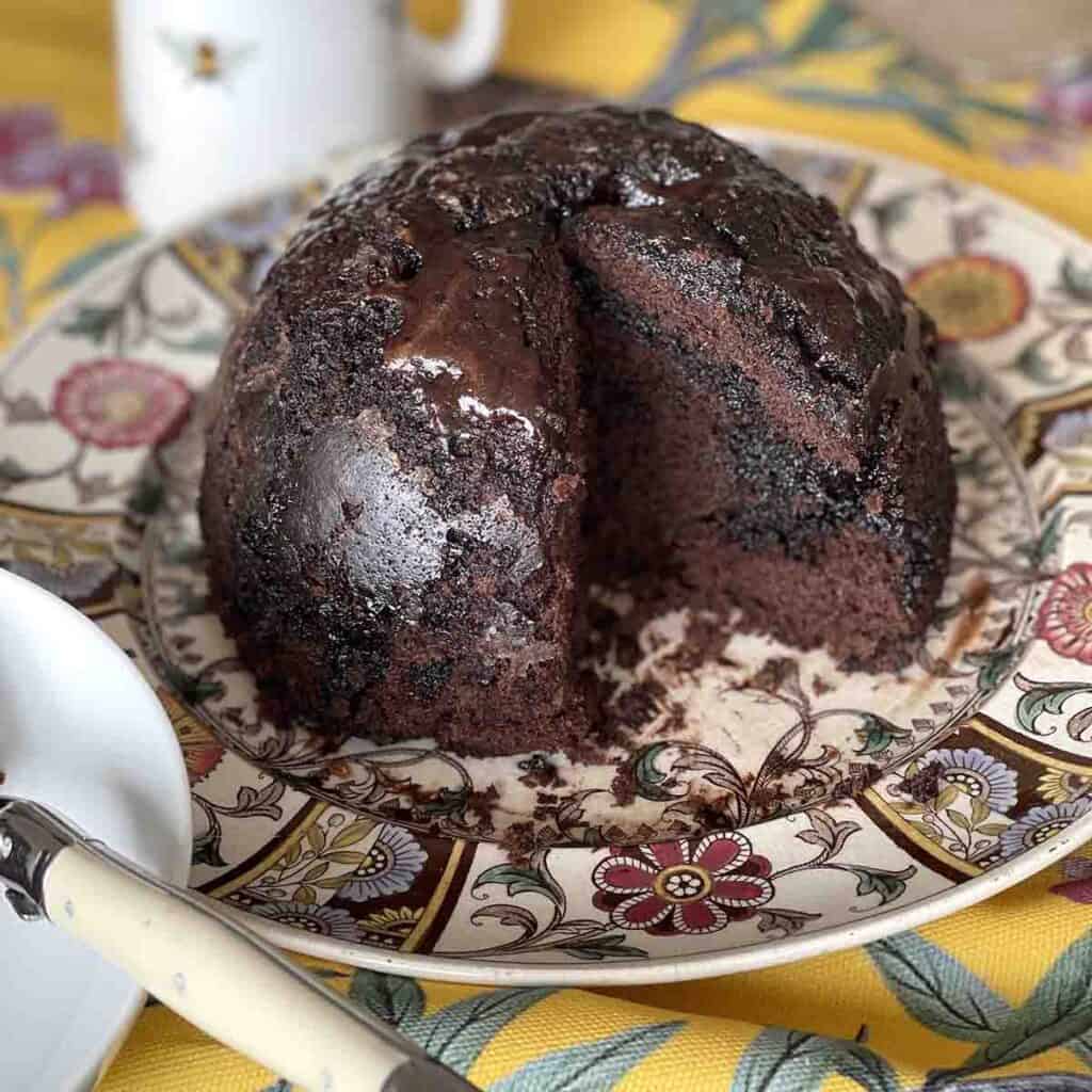 Microwave Chocolate Sponge Pudding - Great British Recipes