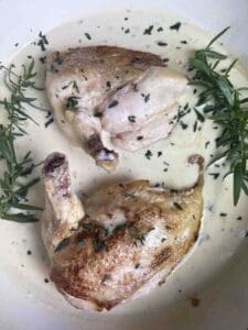 Roast Chicken Supreme with Tarragon Sauce - Great British Recipes